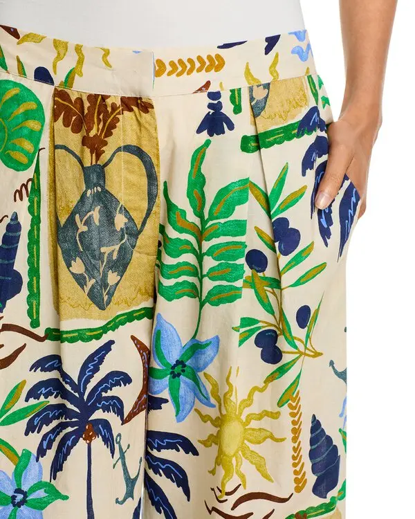 Velvet By Graham & Spencer Trixie Printed Pull-on Pants