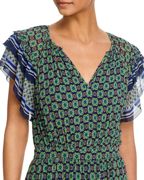 Velvet By Graham & Spencer Cheryl Ruffle Sleeve Dress