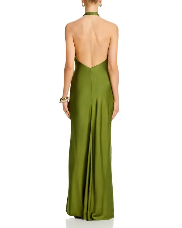 A.L.C. Mabel Halter Gown - Tomatillo