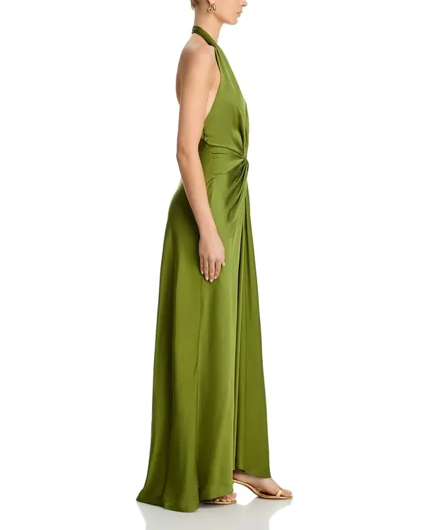 A.L.C. Mabel Halter Gown - Tomatillo