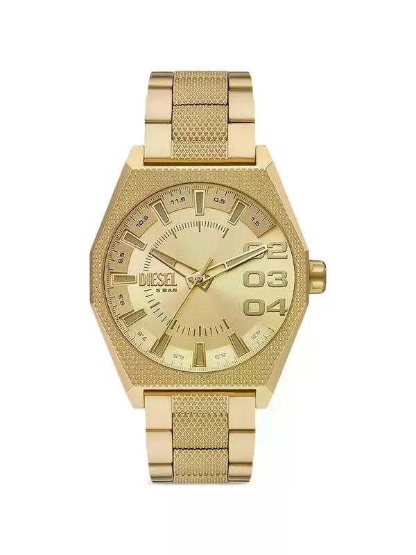 DIESEL® Scraper 42mm Watch - Gold