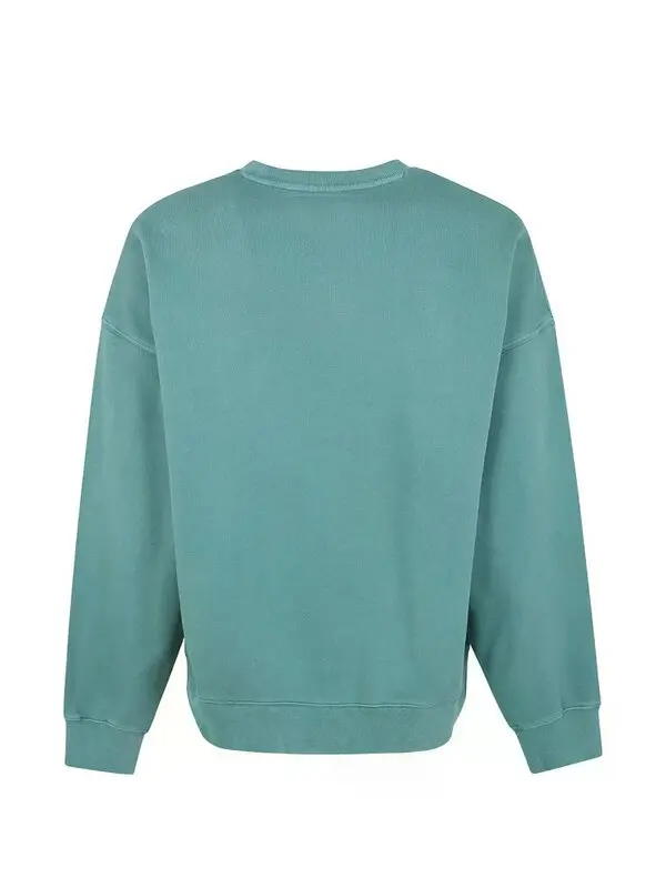 Carhartt Work In Progress Benton Garment-dyed Embroidered-logo Sweater