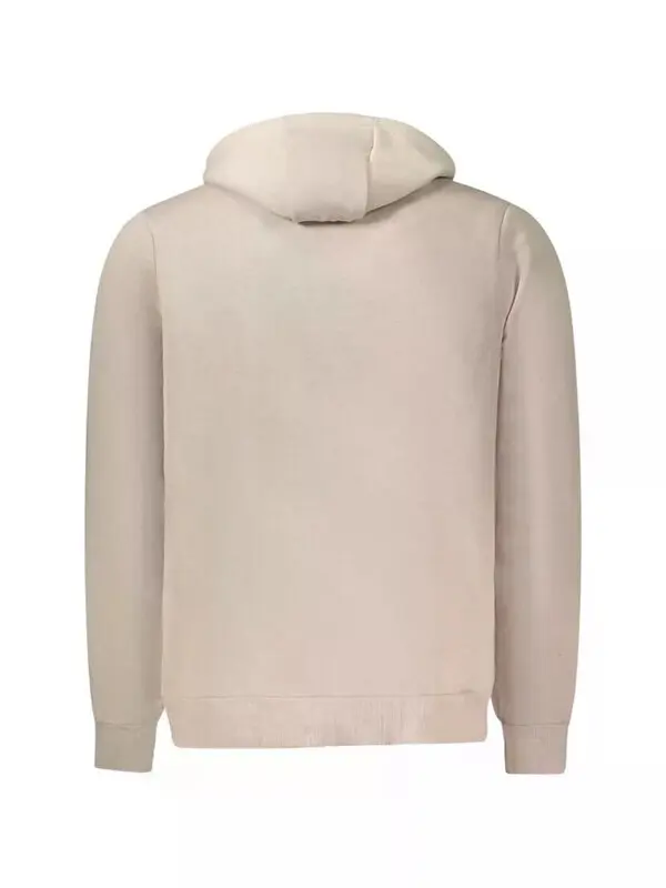 NORWAY 1963 Logo-patch Flap-pocket Hoodie - Neutrals