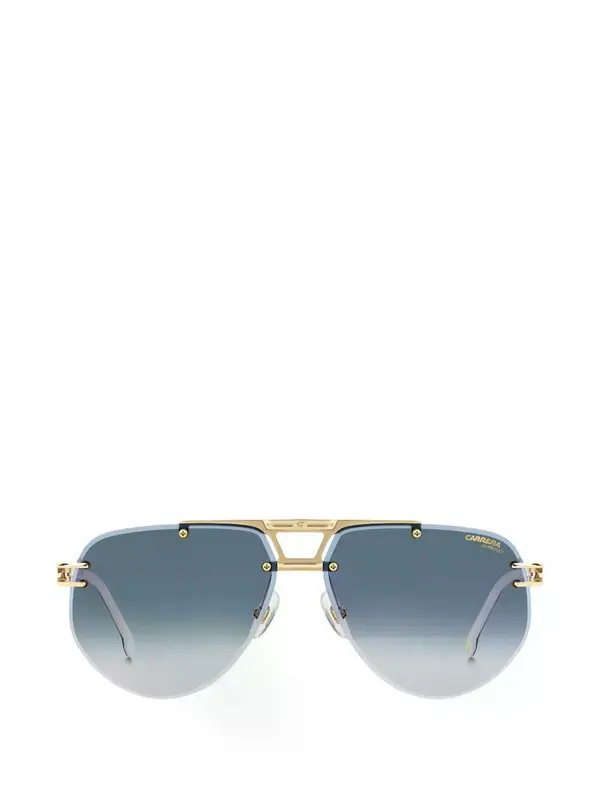 Carrera Eyewear Rimless Pilot Sunglasses - Gold