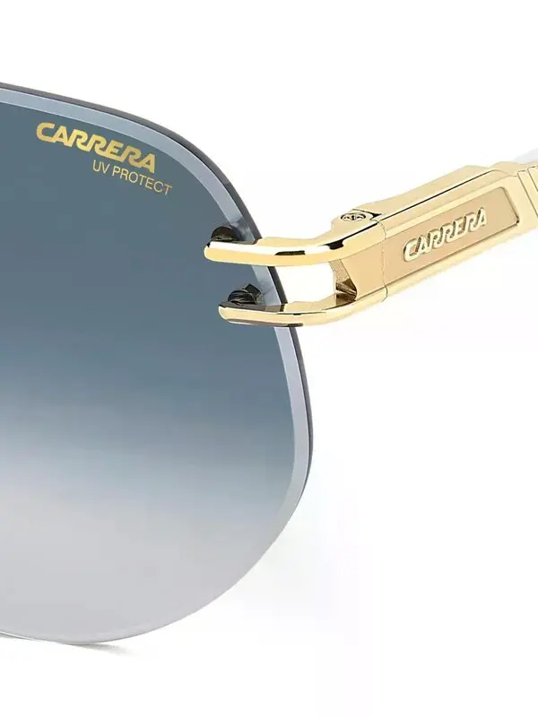 Carrera Eyewear Rimless Pilot Sunglasses - Gold