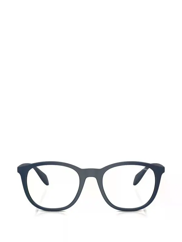 Emporio Armani Round Frame Glasses - Blue