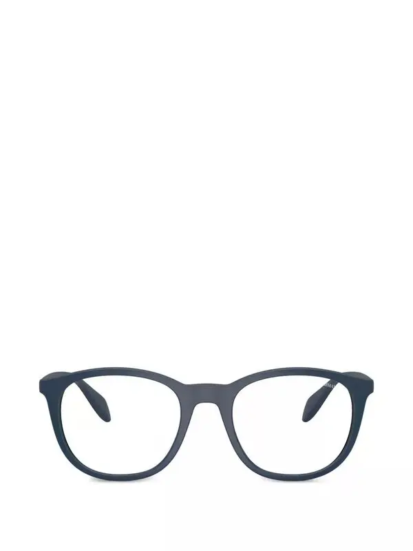 Emporio Armani Round Frame Glasses - Blue