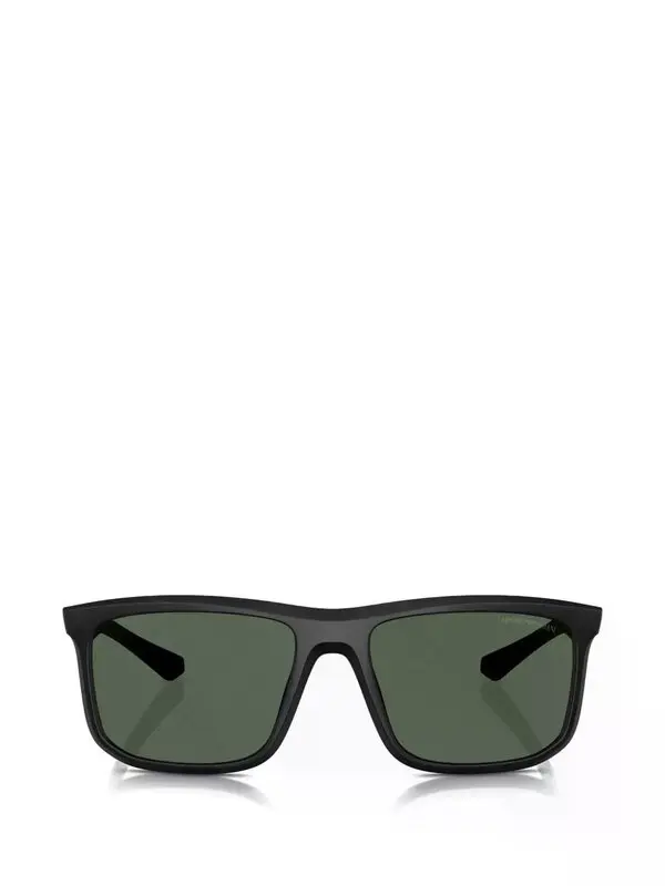 Emporio Armani Rectangle-frame Sunglasses - Black