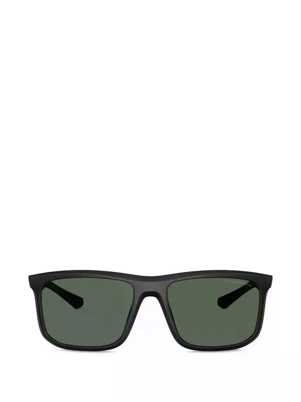 Emporio Armani Rectangle-frame Sunglasses - Black