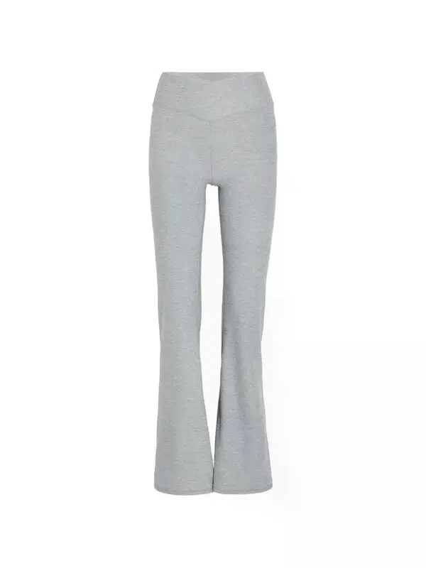 Vuori Mélange Flared Trousers - Grey