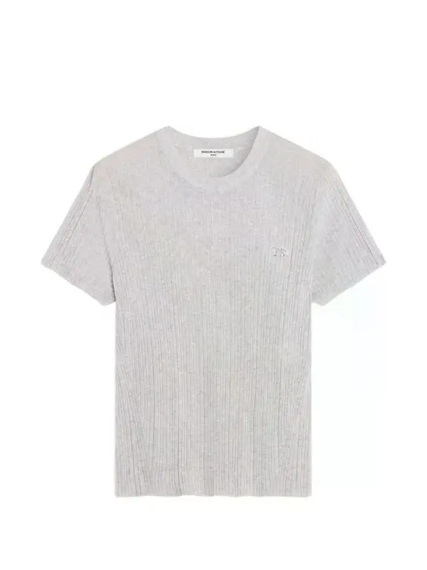 Maison Kitsuné Ribbed-knit T-shirt