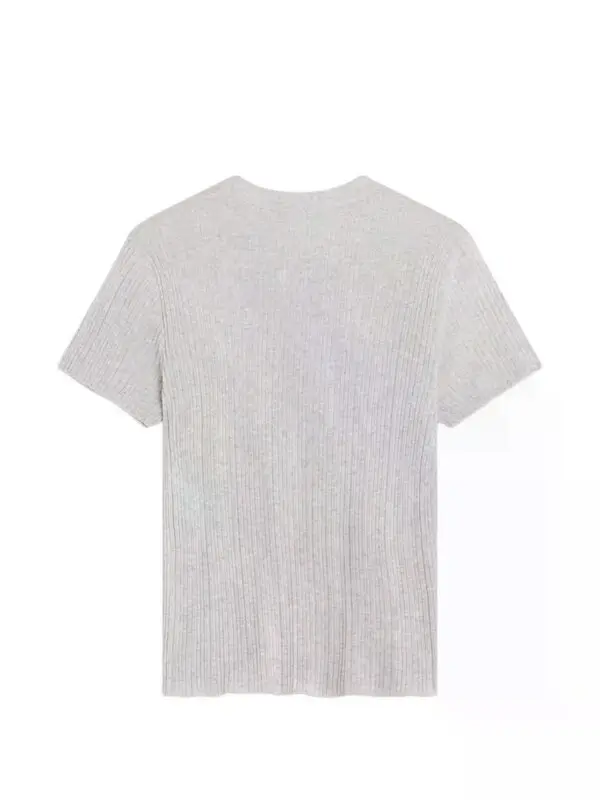 Maison Kitsuné Ribbed-knit T-shirt