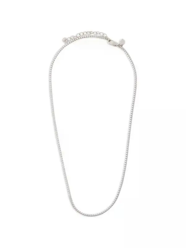 ASTRID & MIYU Cubic Zirconia Tennis Necklace - Silver
