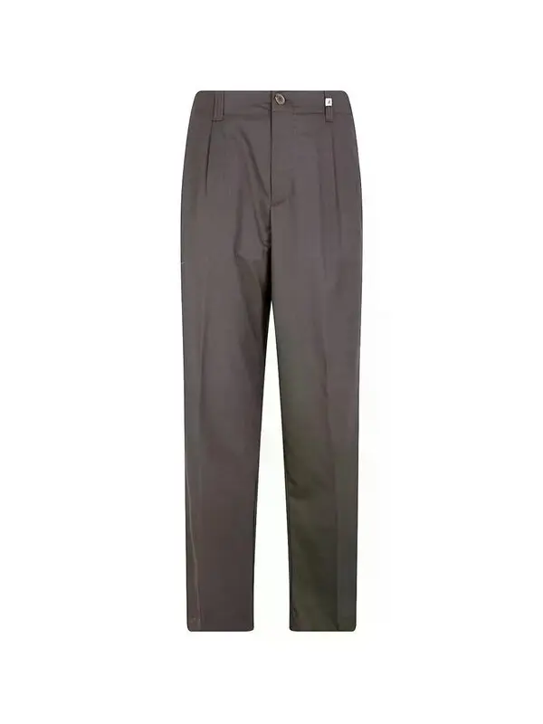 MYTHS Pleated-detail Trousers - Grey