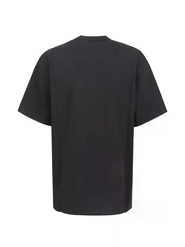 ALBERTO BRESCI Embroidered-motif T-shirt - Black