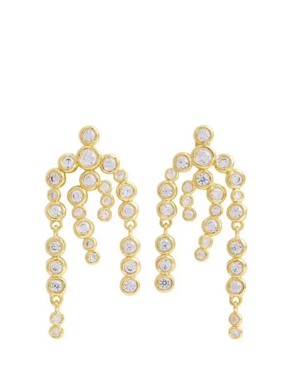 Alexis Bittar Crystal-embellished Drop Earrings - Gold