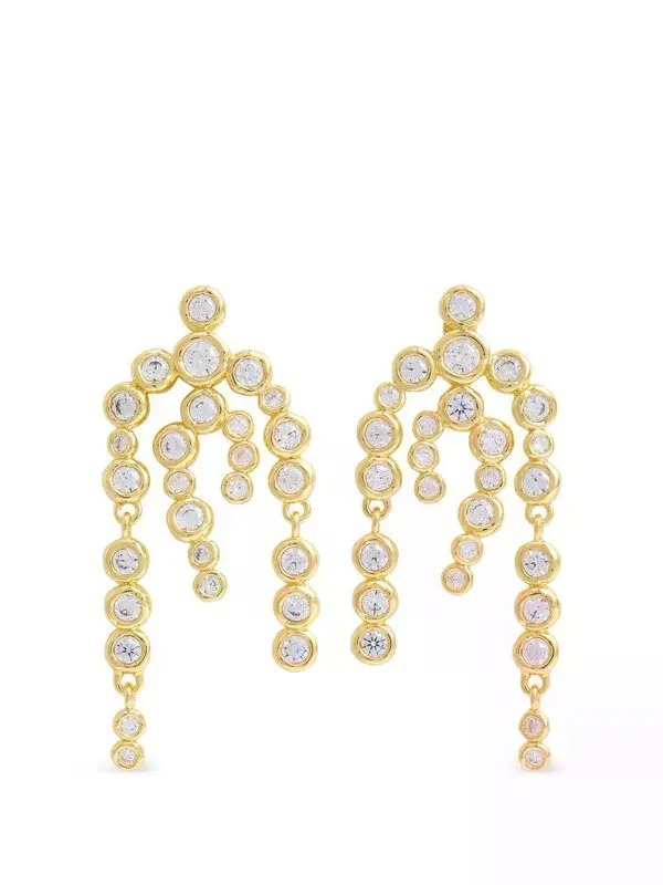 Alexis Bittar Crystal-embellished Drop Earrings - Gold