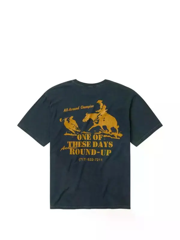 ONE OF THESE DAYS Round Up T-shirt - Black