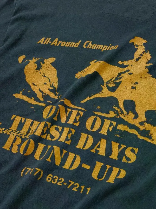 ONE OF THESE DAYS Round Up T-shirt - Black