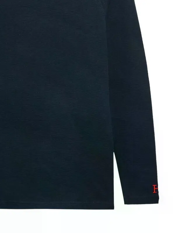 STRETCH FRAISE Long-sleeve T-shirt - Blue