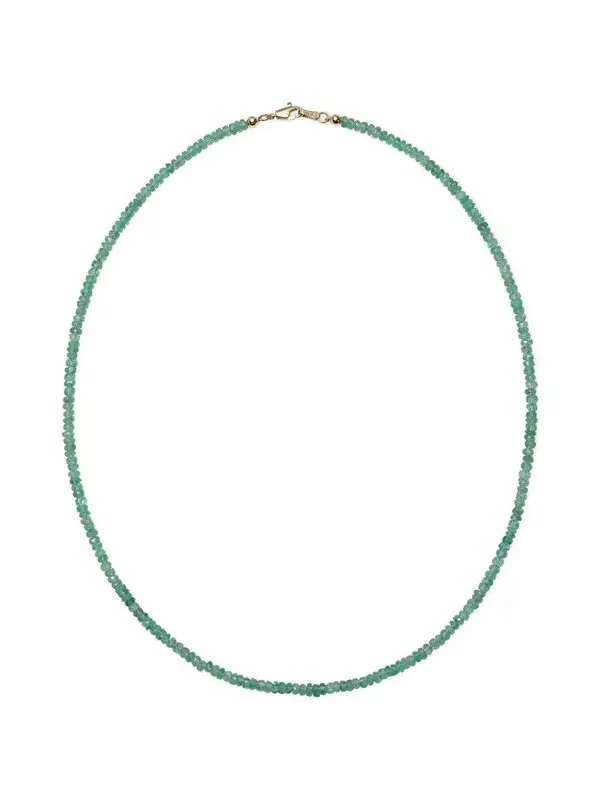 LIZZIE FORTUNATO Emerald Beaded Necklace - Green