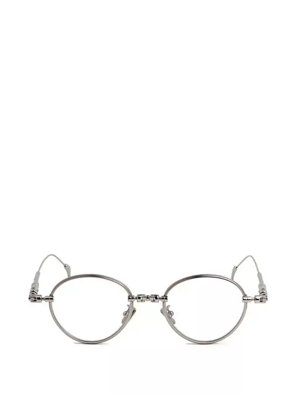KUBORAUM H67 Round-frame Glasses - Silver