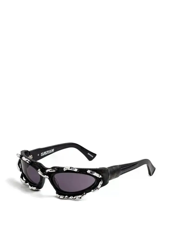 KUBORAUM Gorgone Cat-eye Frame Sunglasses - Black