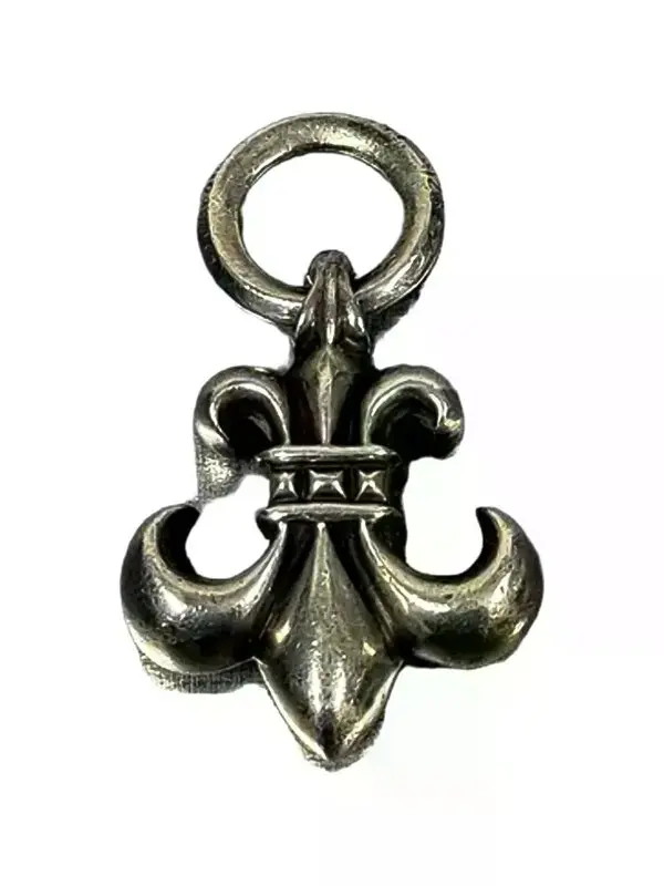 Chrome Hearts Fleur-de-lis Necklace Pendant - Silver