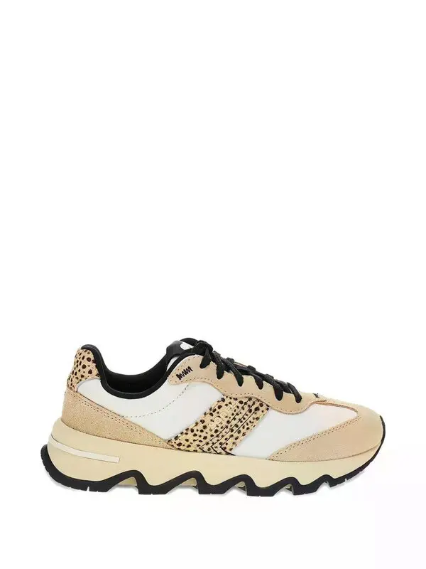 Sorel Kinetic Ember Animal-print Sneakers - Neutrals