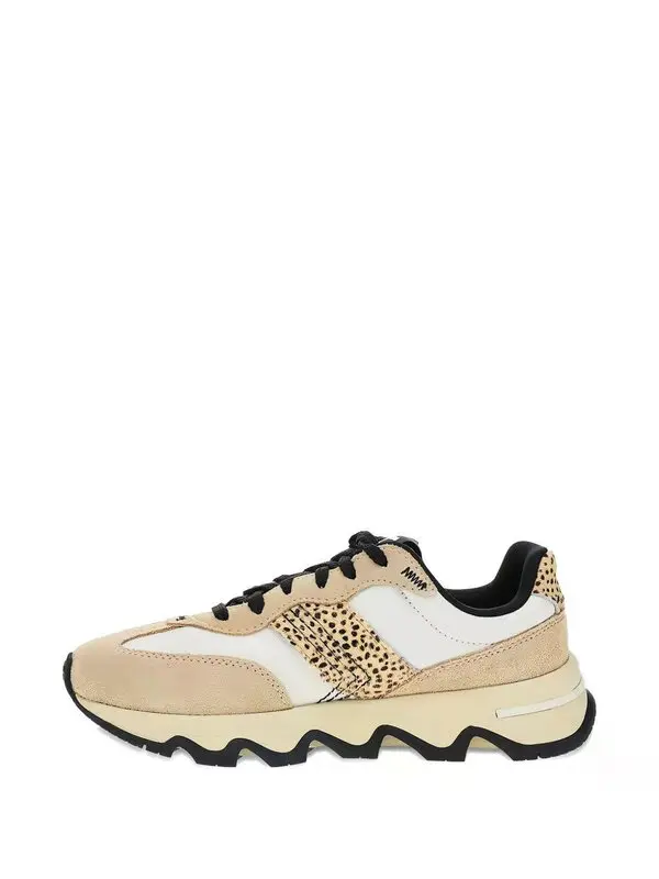 Sorel Kinetic Ember Animal-print Sneakers - Neutrals