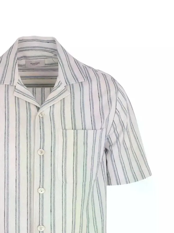 Agnona Striped Jersey Shirt
