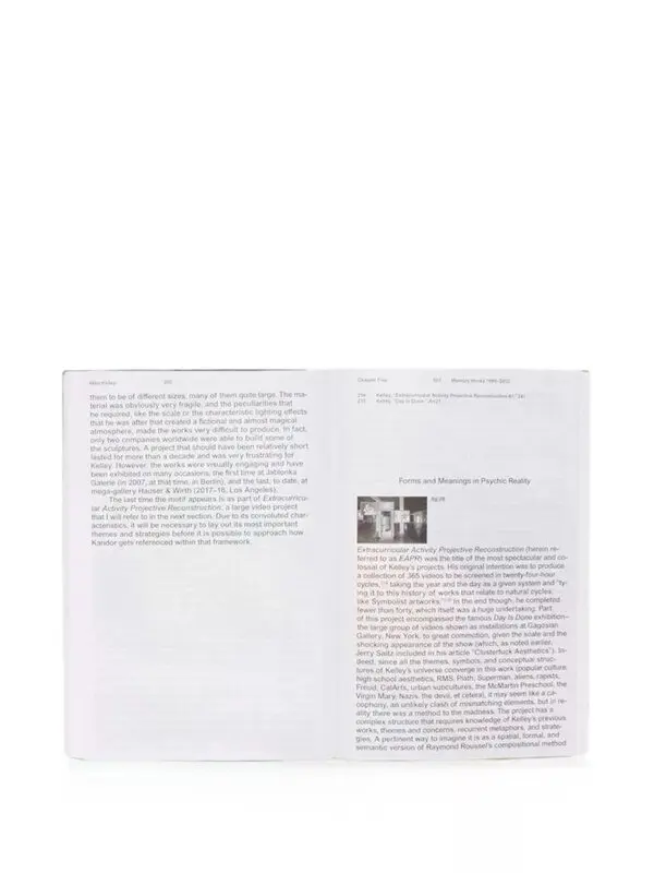 ANTENNE BOOKS Mike Kelley: Materialist Aesthetics Book - Brown