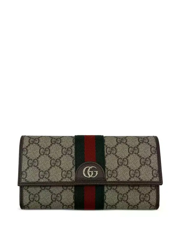 Gucci Ophidia Wallet - Neutrals