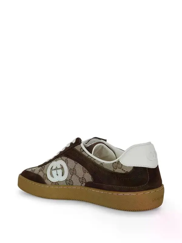 Gucci G75 Gg Low-top Sneakers - Brown