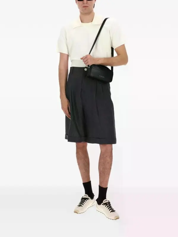 Jacquemus Le Pastro Pleated Shorts - Grey