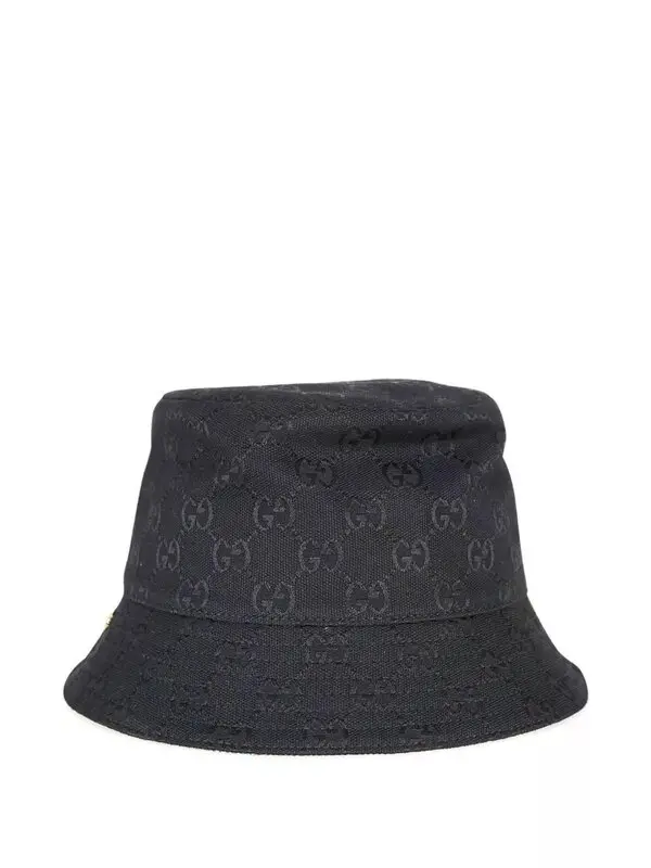 Gucci Reversible Gg Bucket Hat - Black