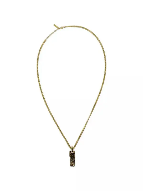 Givenchy Tape Pendant Necklace - Gold