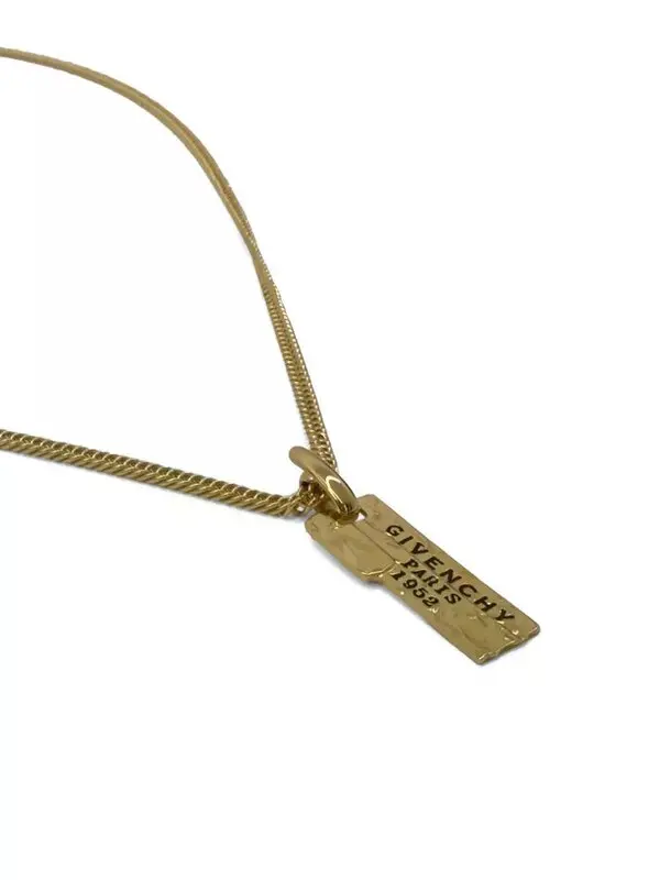Givenchy Tape Pendant Necklace - Gold