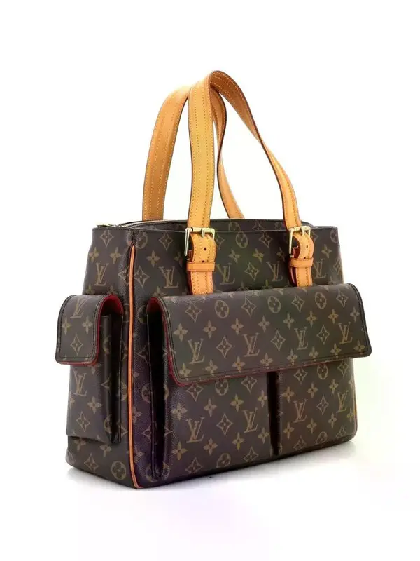LOUIS VUITTON Multipli Cite Handbag Monogram Canvas Satchel - Brown
