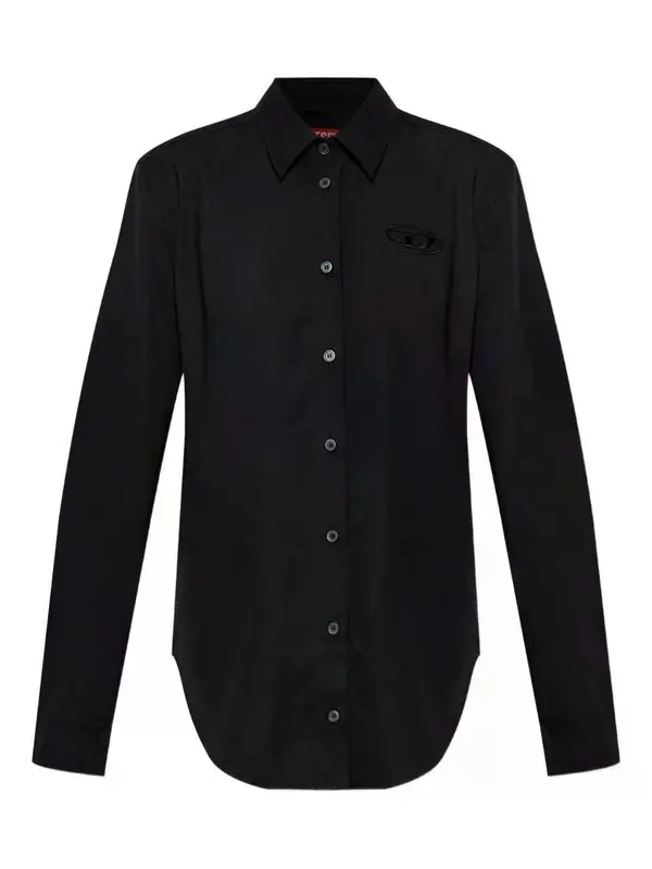 DIESEL® Logo-embroidered Shirt