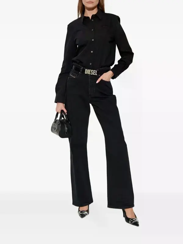 DIESEL® Logo-embroidered Shirt