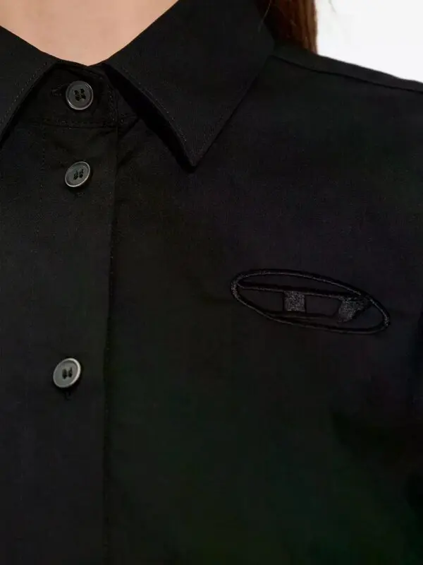 DIESEL® Logo-embroidered Shirt