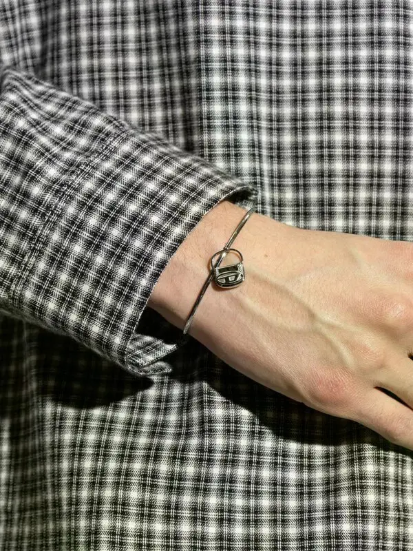 DIESEL® Bag Charm Cuff Bracelet