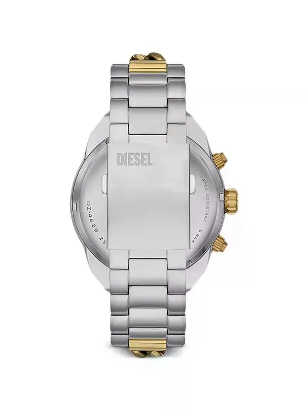 DIESEL® Spiked 49mm Chronograph Watch - Silver