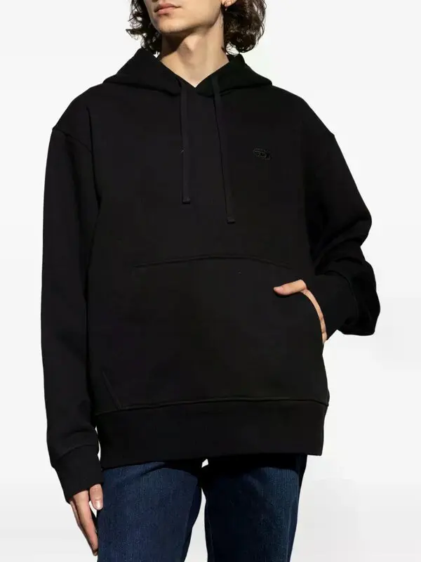 DIESEL® Logo Embroidered Hooded Sweatshirt