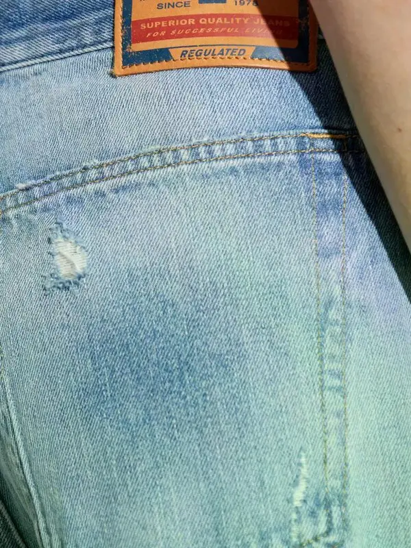 DIESEL® Distressed Loose Fit Jeans
