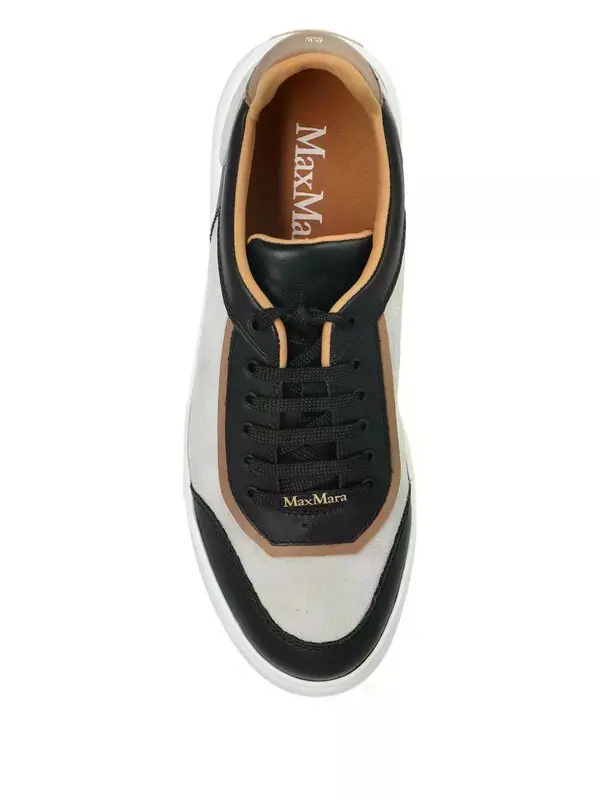Max Mara Maxi Suede Sneakers - Neutrals