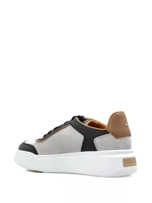 Max Mara Maxi Suede Sneakers - Neutrals
