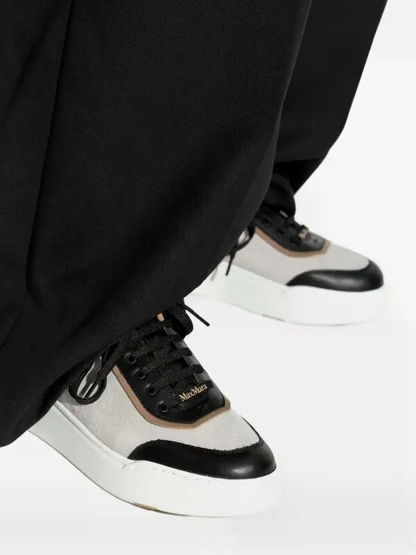 Max Mara Maxi Suede Sneakers - Neutrals