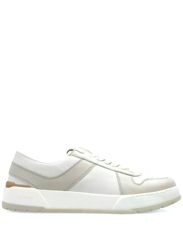 Max Mara Chillblock Leather Sneakers - White